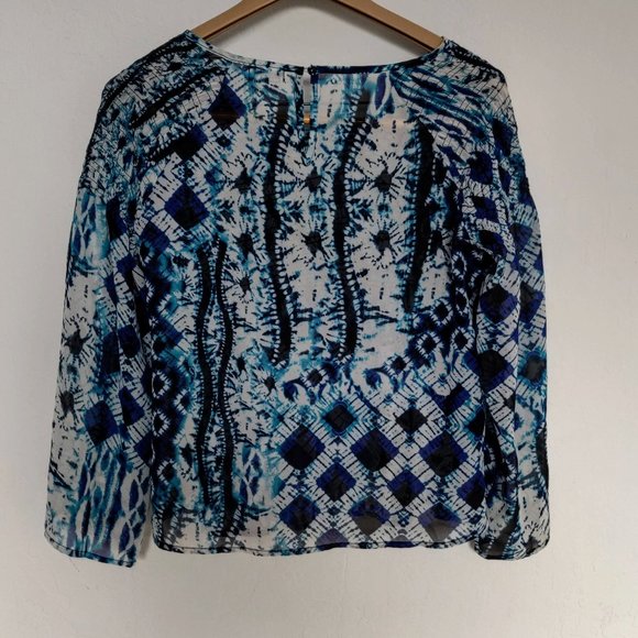Earthbound Trading Co | Tops | Earthbound Trading Co Xl Blue Tie Dye ...